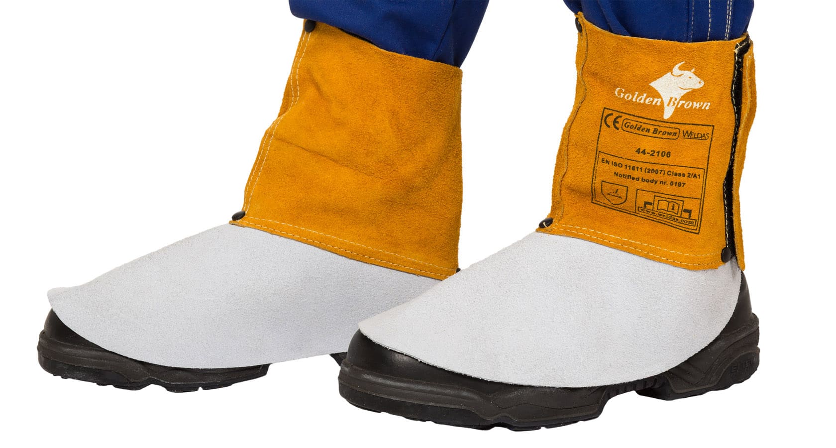 44-2106 Golden Brown welding spats (pair) | Weldas Europe