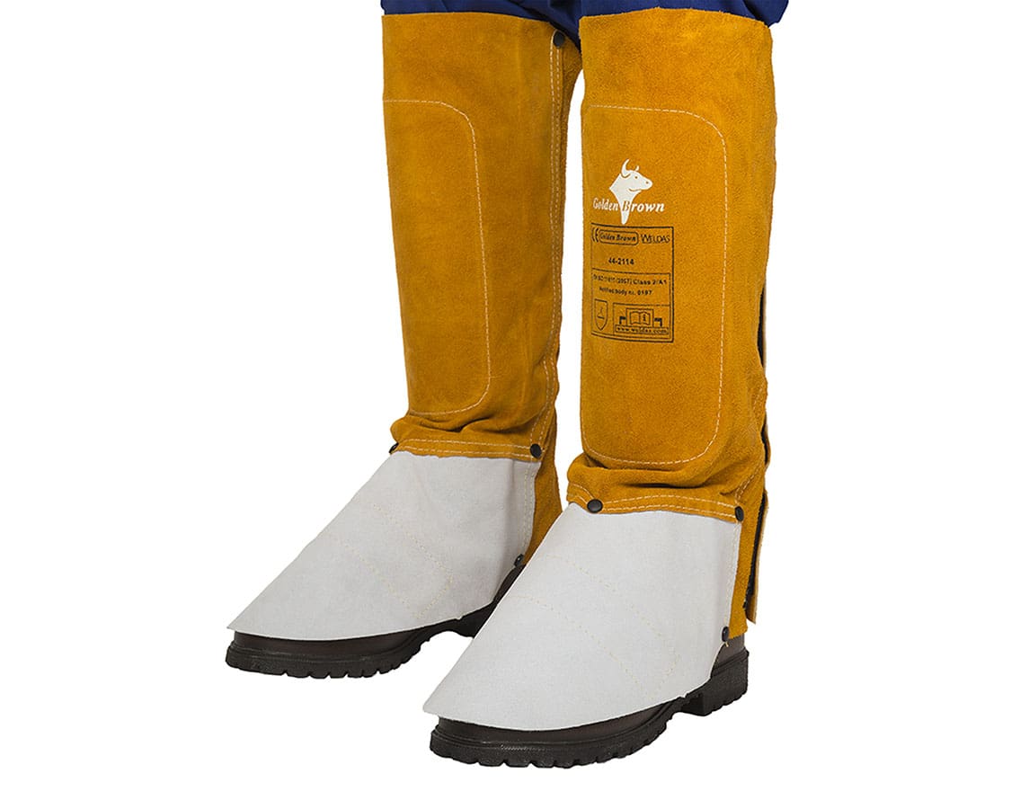 44-2114 Golden Brown welding spats (pair) | Weldas Europe